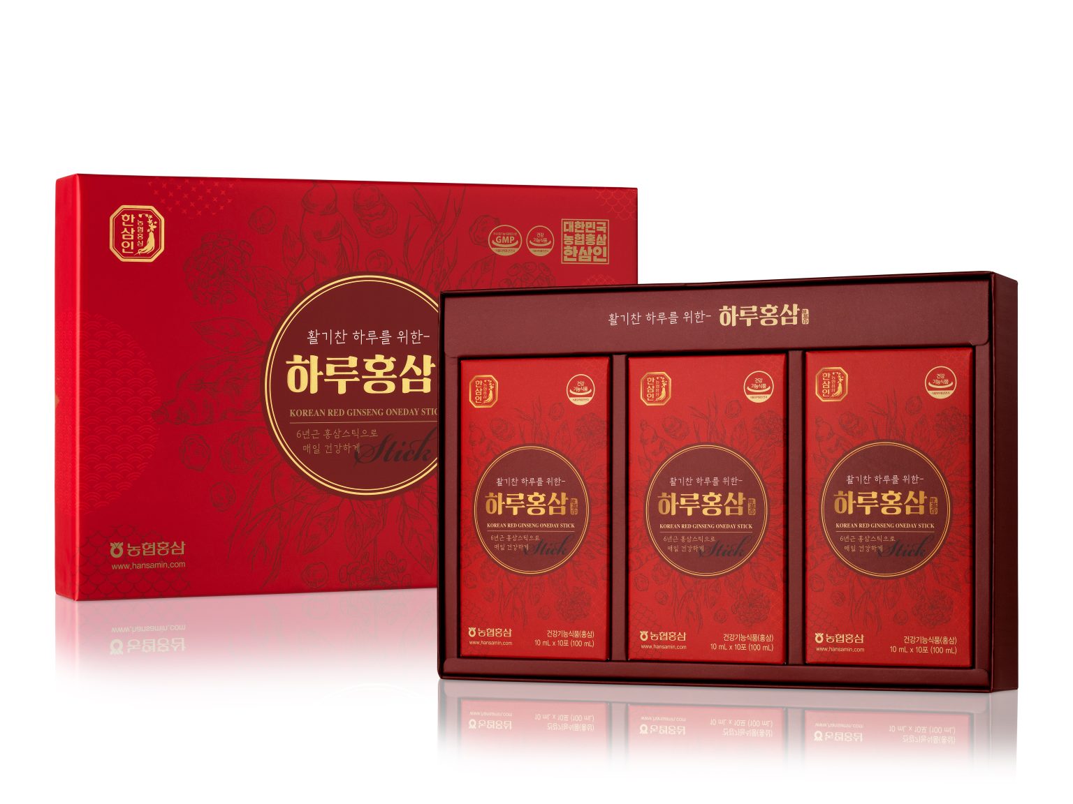Haru (Daily) Red Ginseng Sachets – Nonghyup Red Ginseng Hansamin